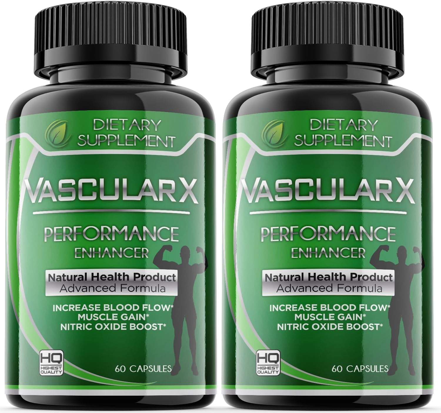 Vascular X (2 Pack) - Circulation Boosting Dietary Supplement - 120 ...