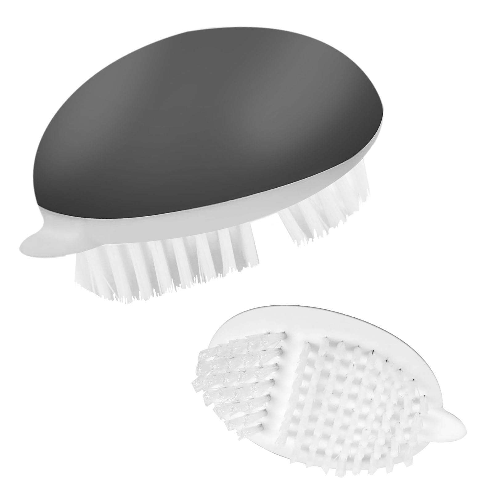 2 Pack Vegetable Brush No-Slip Potato Scrubber Veggie Brush Hard and ...