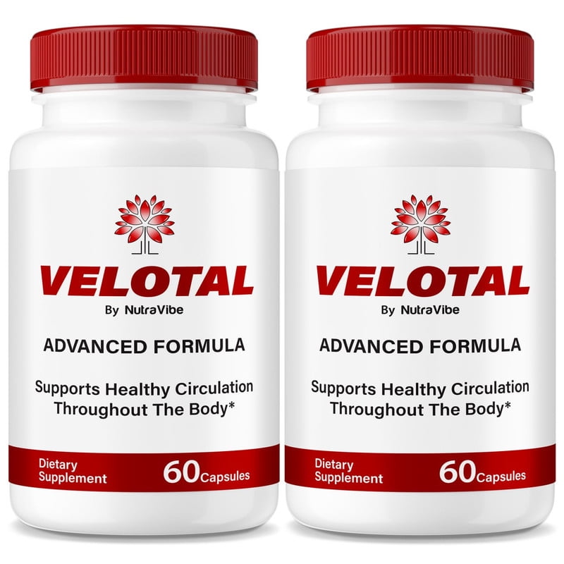 (2 Pack) Velotal Capsules, Original Formula - Naturally Supports Healthy Circulation, Stable ...