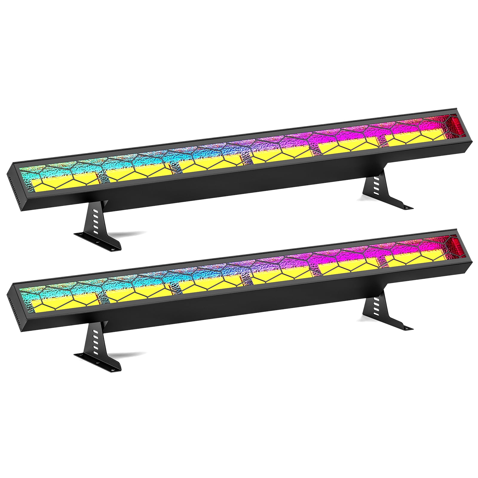 2-Pack Versatile LED Par Lights – DMX/Auto/Sound/Master-Slave, 75 ...