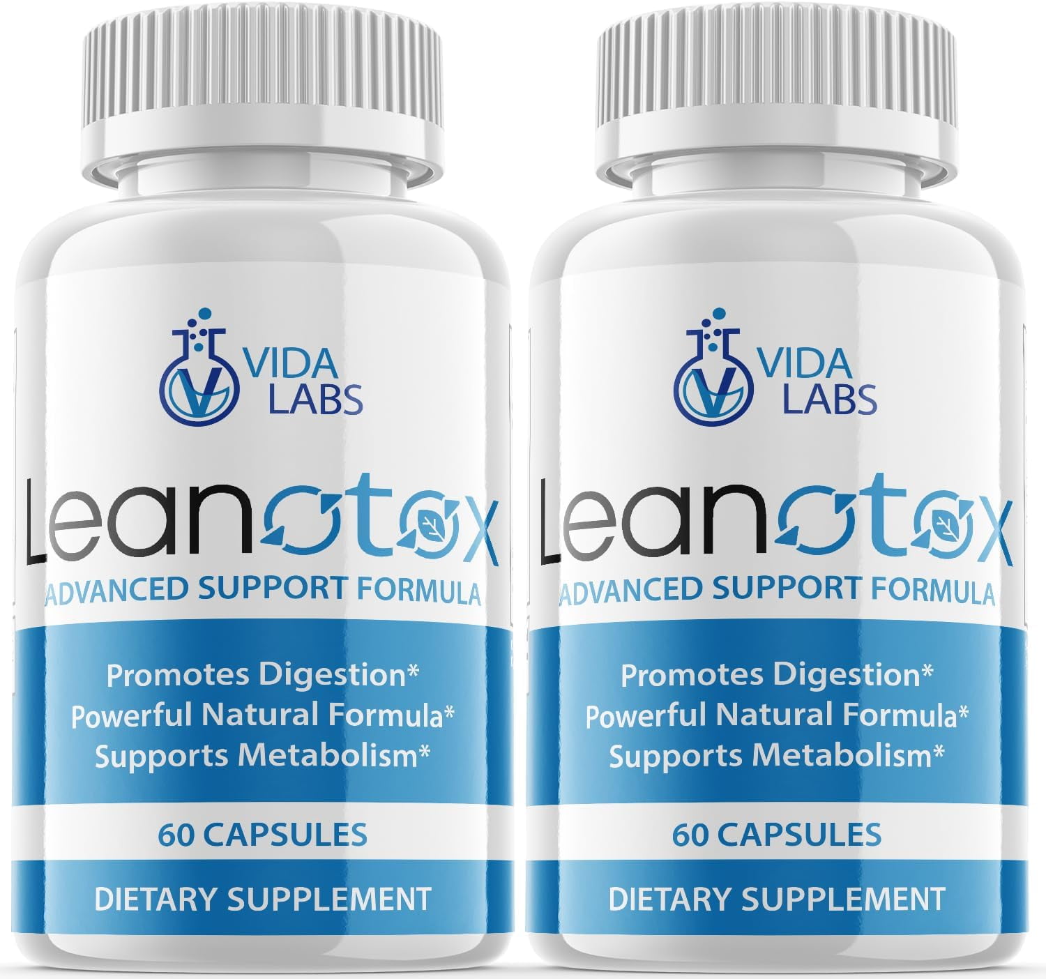 (2 Pack) Vida Labs Leanotox - Keto Weight Loss Formula - Energy & Focus ...