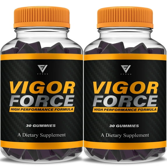 (2 Pack) Vigor Force Gummies, VigorForce Maximum Performance (2 Month ...