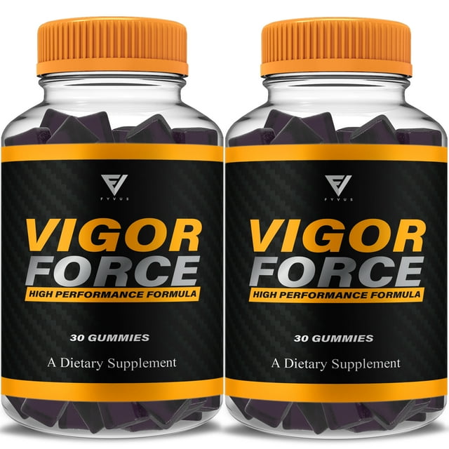 (2 Pack) Vigor Force Gummies, VigorForce Maximum Performance (2 Month ...