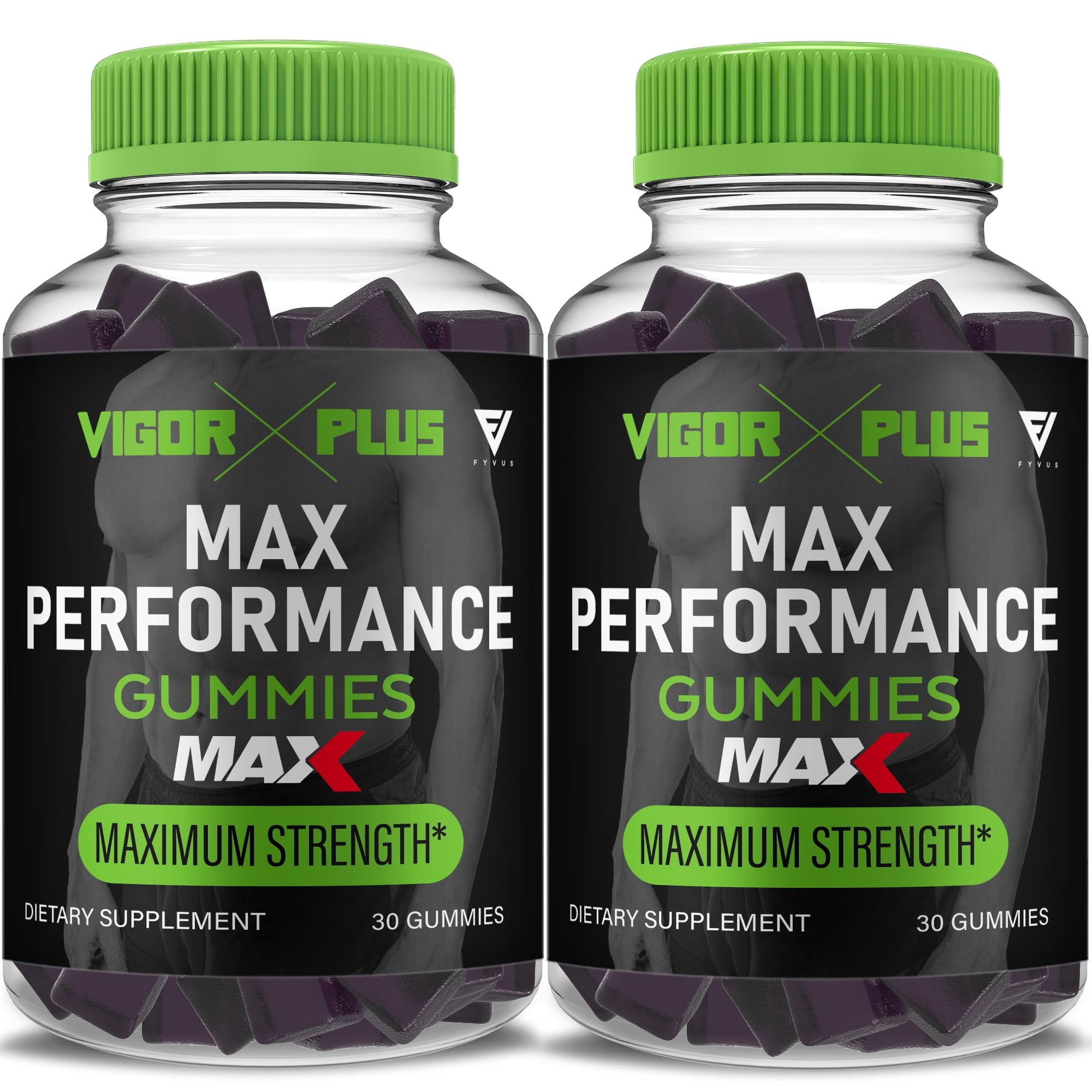 (2 Pack) Vigor Plus Max Gummies VigorPlus Max Performance (2 Month Supply) - Walmart.com
