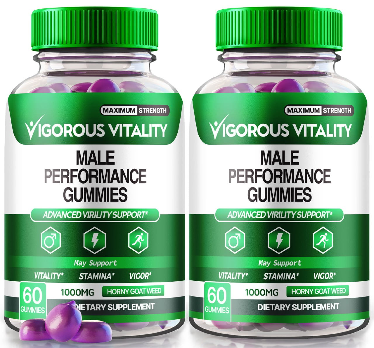 (2 Pack) Vigorous Vitality Gummies, VigorousVitality Gummy Performance ...