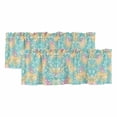 2 Pack Vines Leaves Valance for Window Rustic Boho Abstract Green ...
