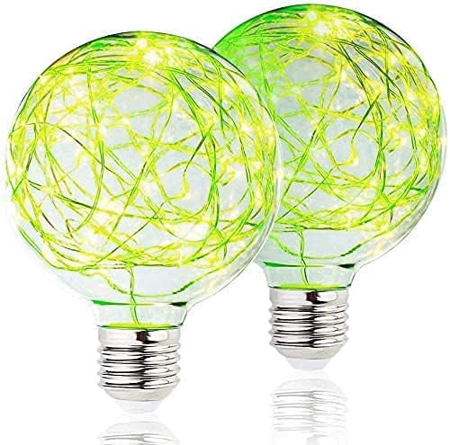 2 Pack Vintage Edison Bulb, G95 E27 220V 3W Fireworks Vintage Bulbs ...