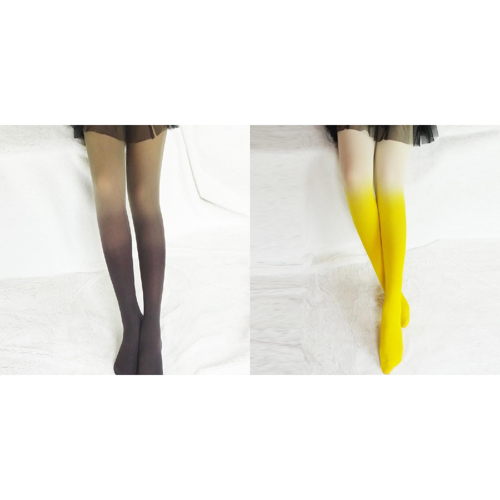 2-Pack,Vintage Gradual Gradient Change Tights Stockings Women Pantyhose ...