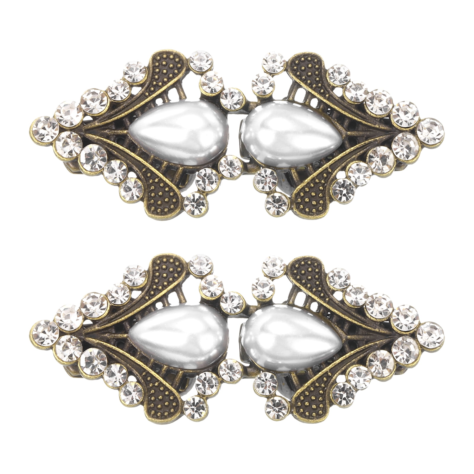 2 Pack Vintage Sweater Clips Cape Cloak Clasp Retro Cardigan Clips ...