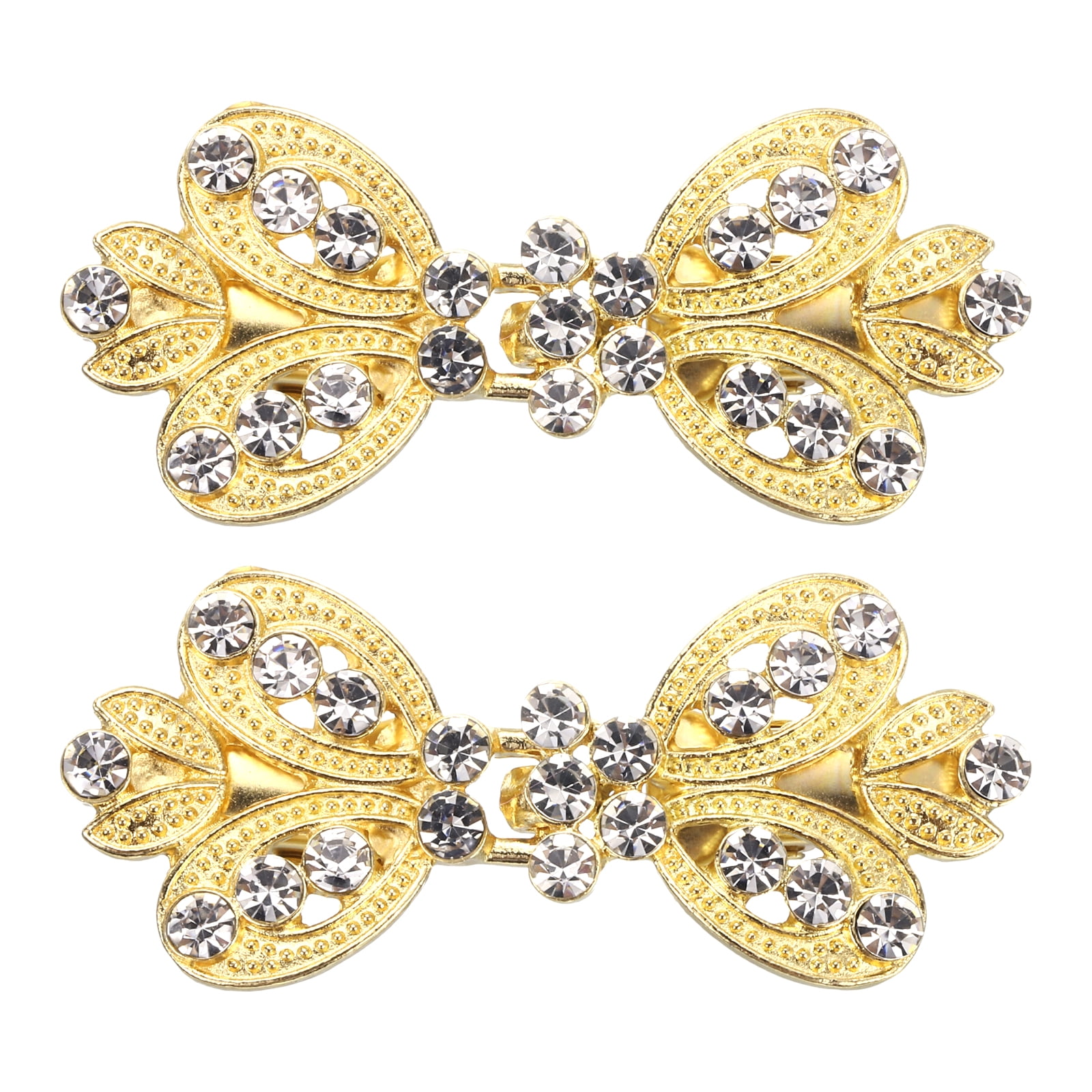 2 Pack Vintage Sweater Clips, Cape Cloak Clasp Retro Cardigan Clips ...