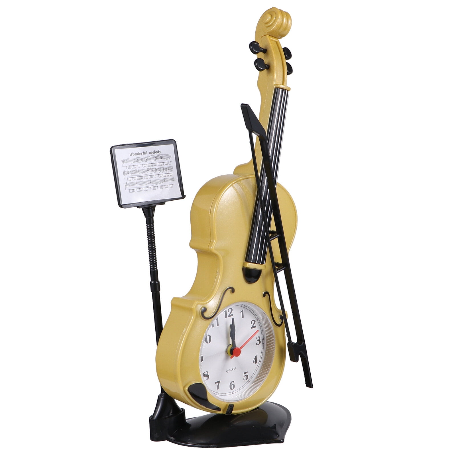 2 Pack Violin Alarm Clock Kids Desktop Plastic Child Student - Walmart.com