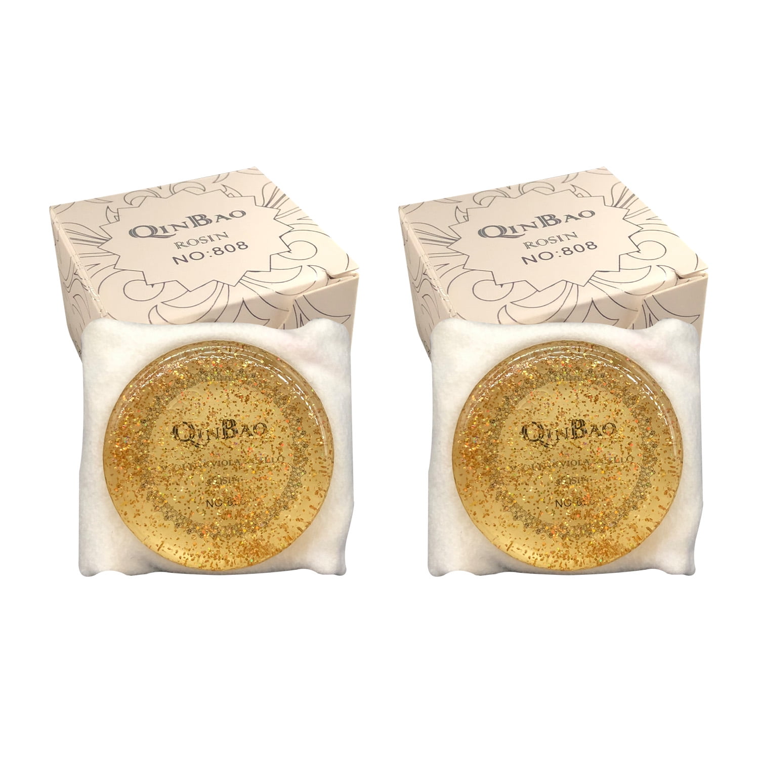 2 Pack Violin Rosin, Premium Natural Low Dust Rosin for Violin Viola ...