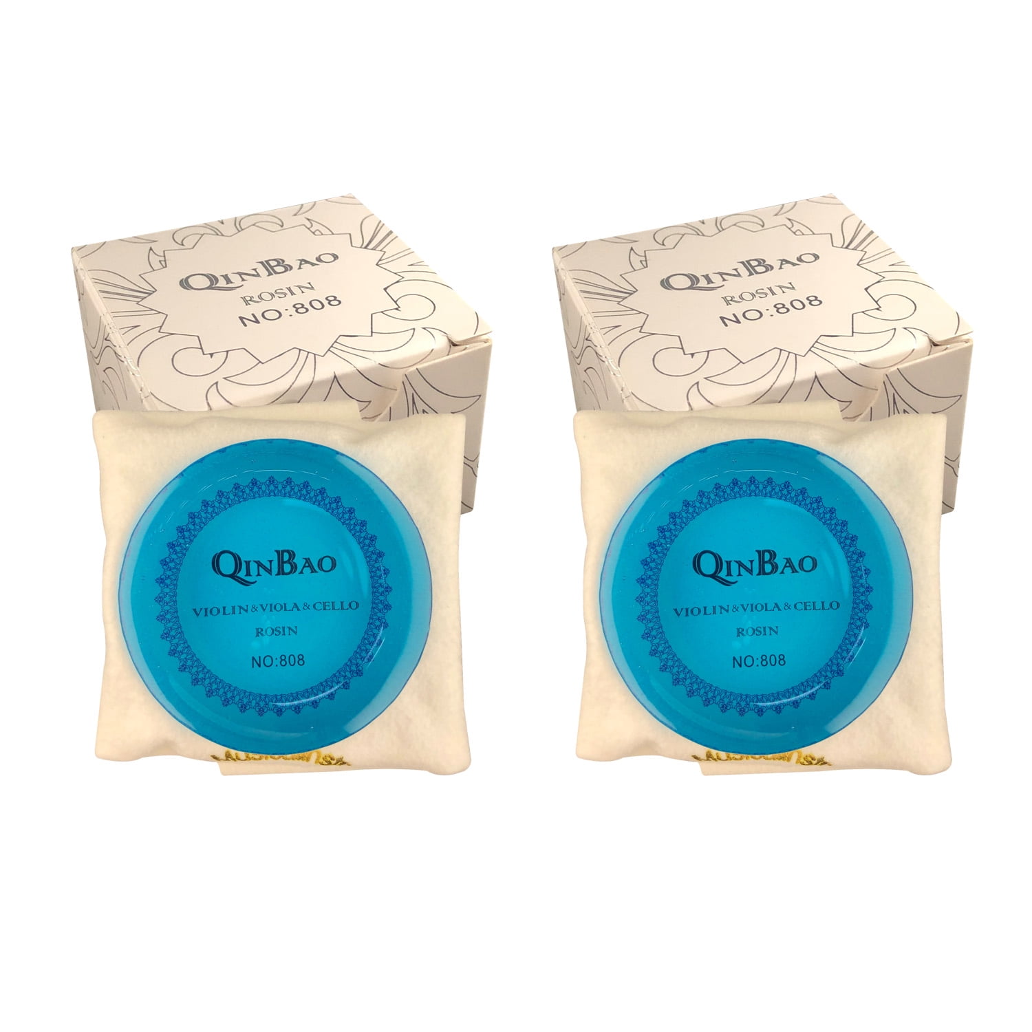 2 Pack Violin Rosin, Premium Natural Low Dust Rosin for Violin Viola ...