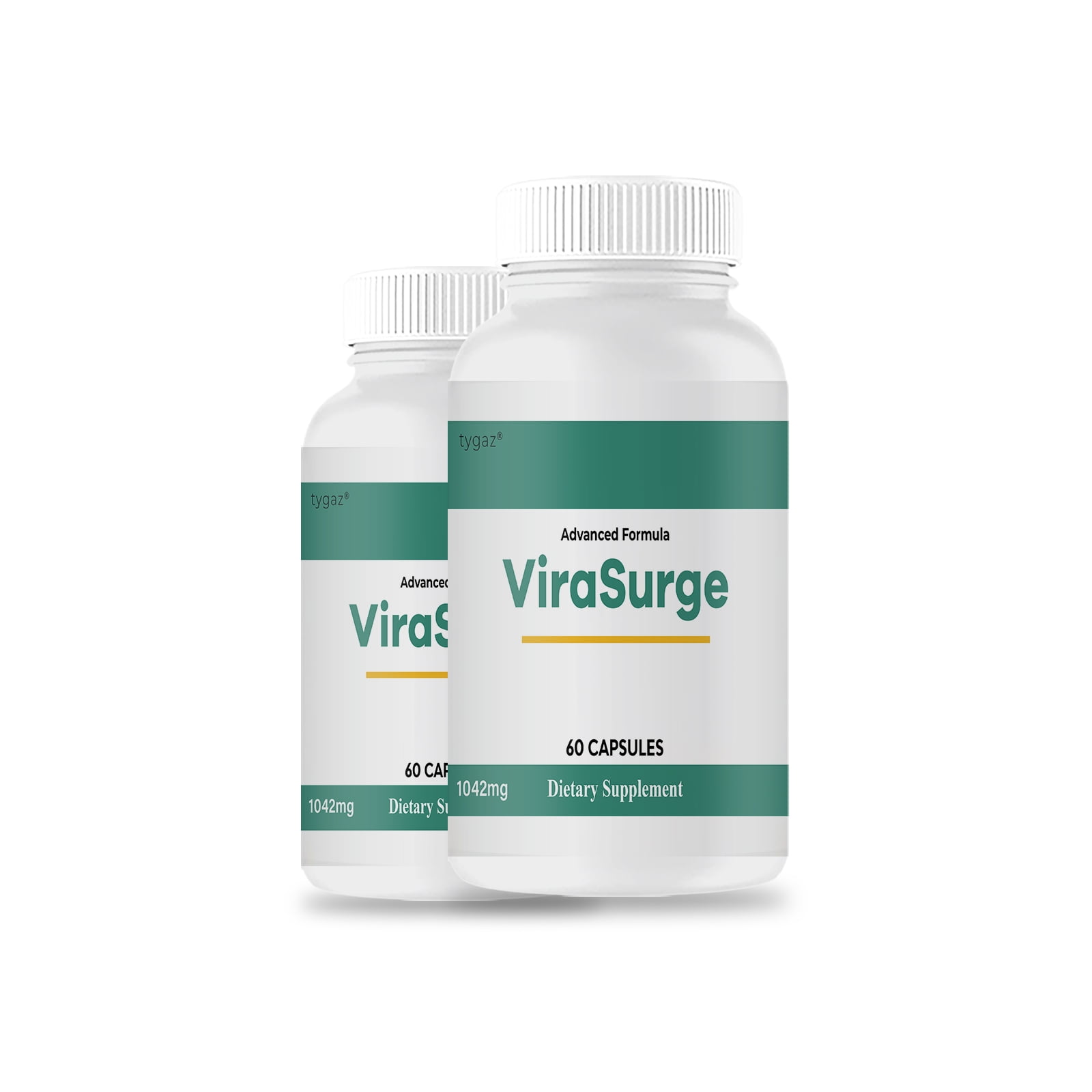 (2 Pack) Vira Surge - Vira Surge Pills For Men - Walmart.com
