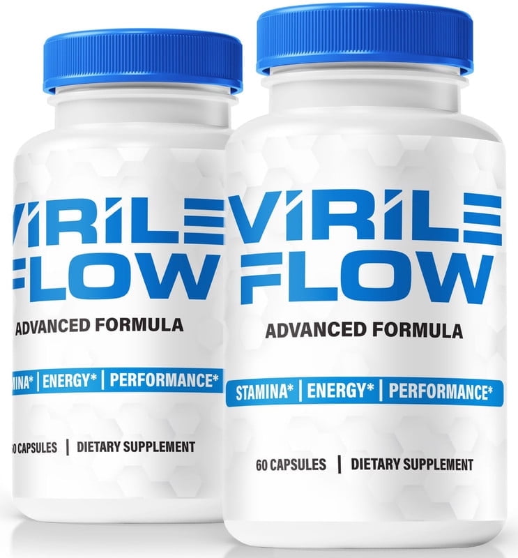 (2 Pack) Virile Flow Pills – Official VirileFlow All-Natural Formula ...