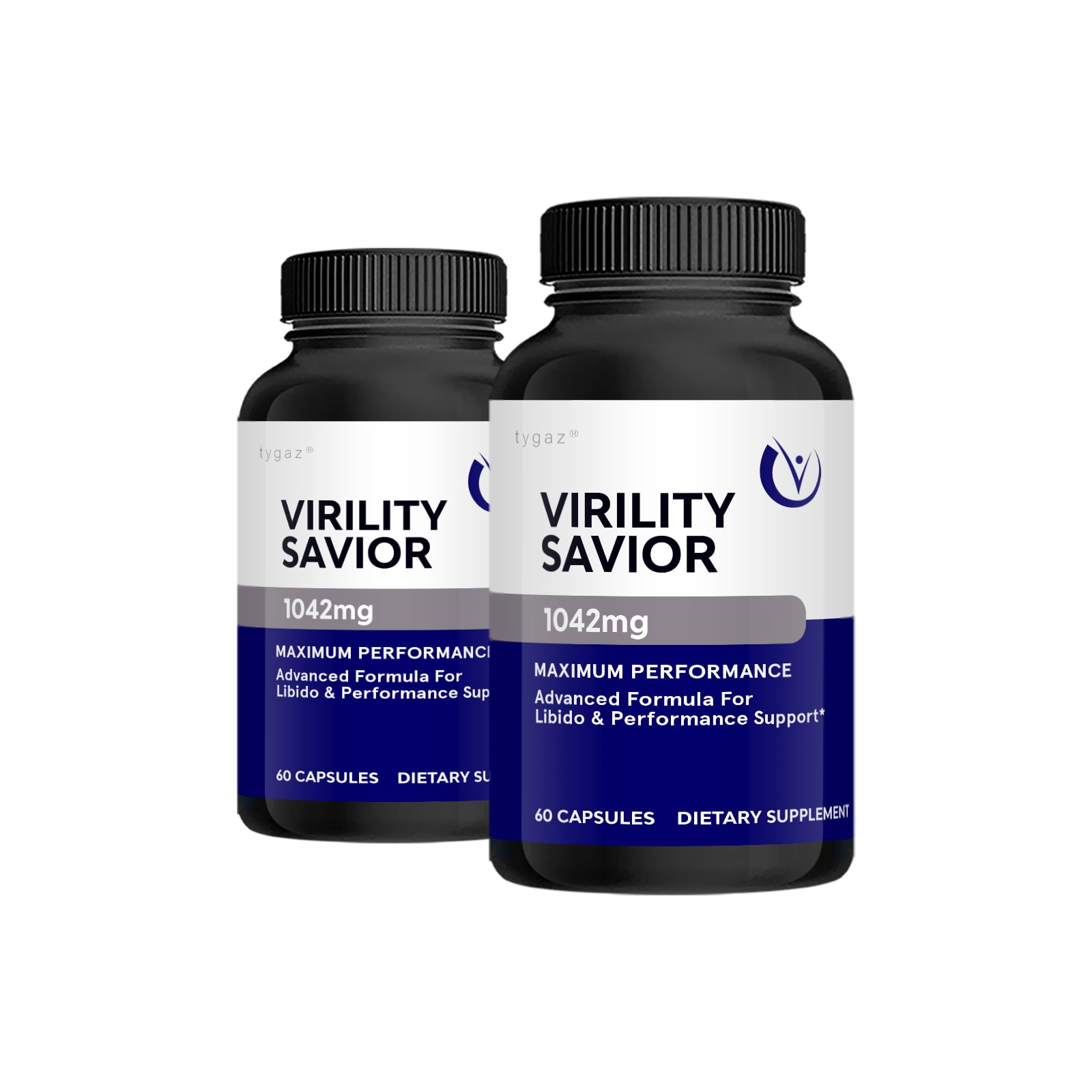 (2 Pack) Virility Savior - Virility Savior Advanced Capsules - Walmart.com