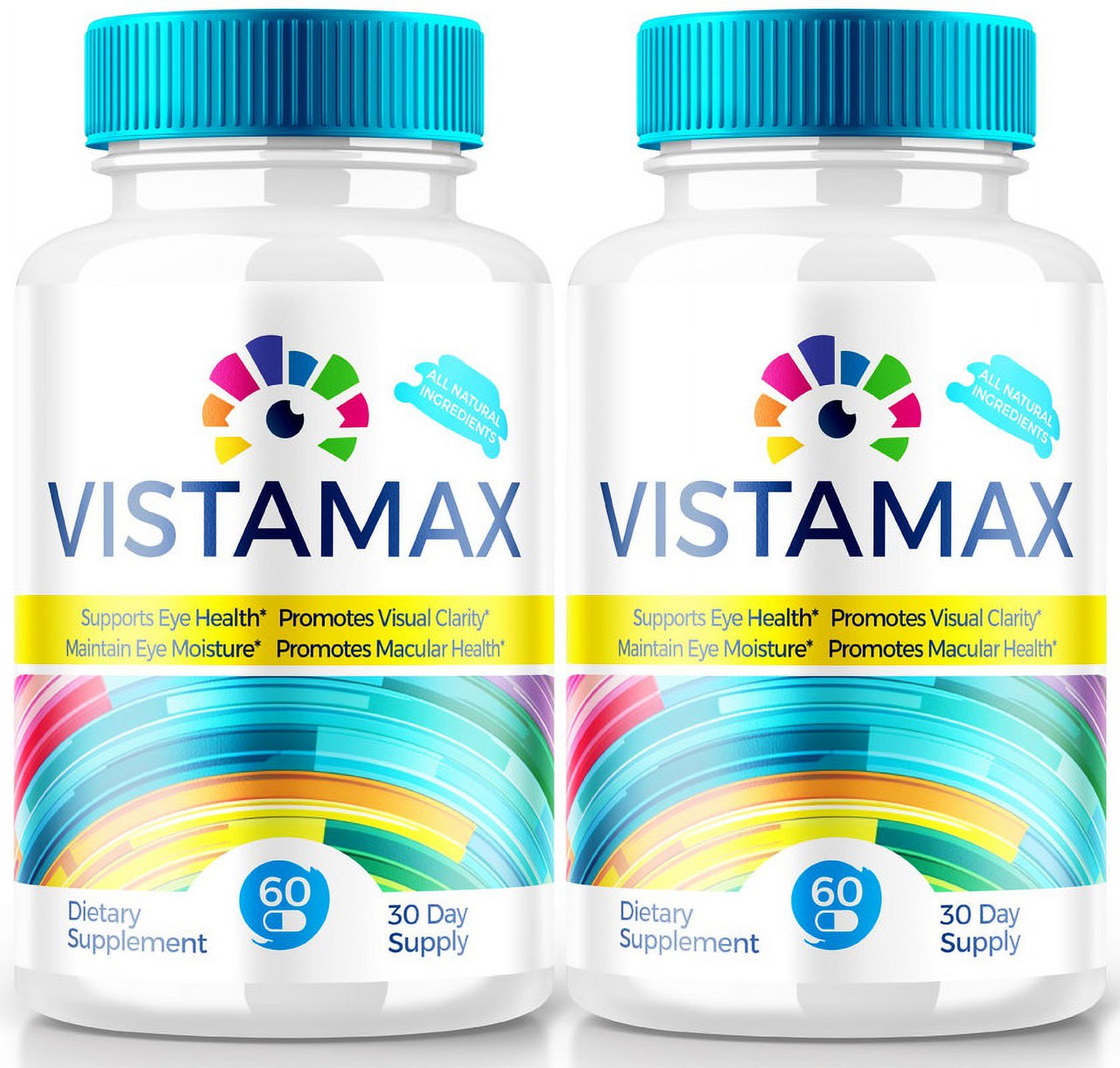 (2 Pack) Vistamax Capsules, All-Natural & Healthy Eye Care, Premium ...