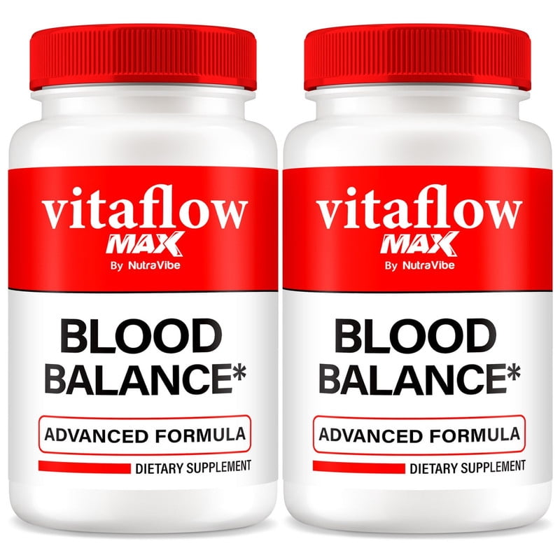 (2 Pack) VitaFlow Max Blood Balance Capsules - Original Vita Flow Max ...