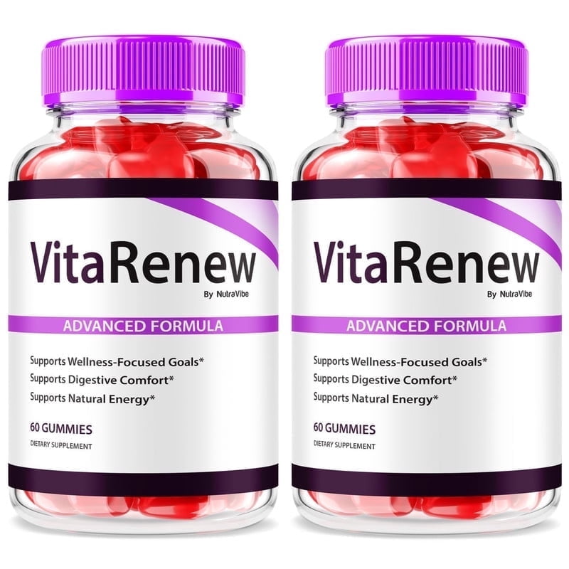 (2 Pack) VitaRenew Gummies – Original Vita Renew Keto ACV Formula with ...