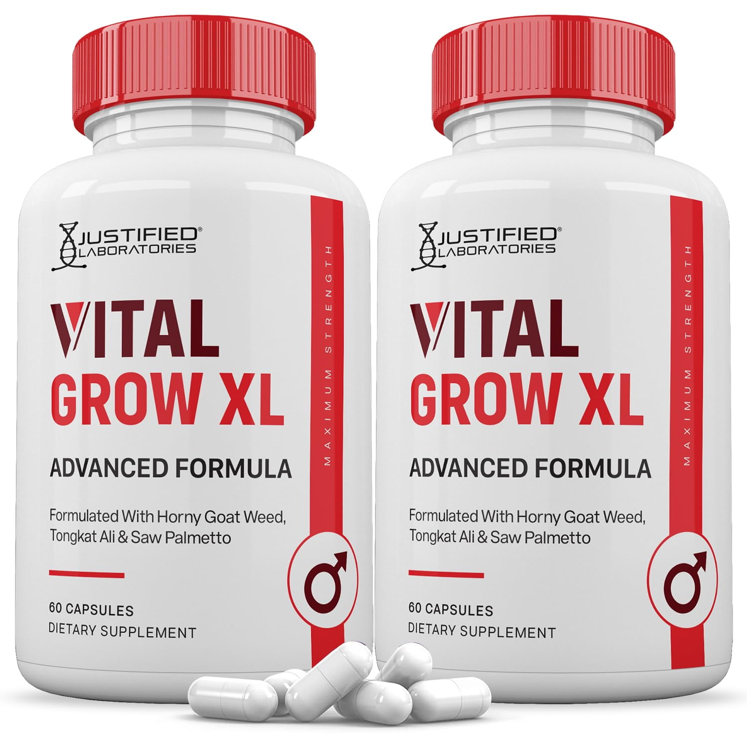 (2 Pack) Vital Grow XL Pills 1484MG Advanced Formula Proprietary Blend ...