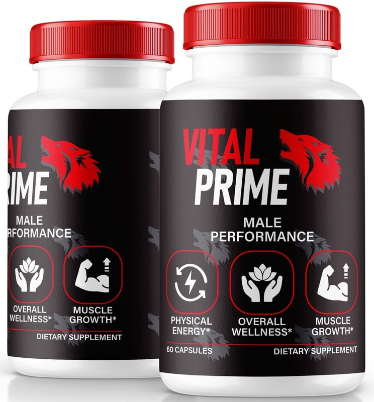 (2 Pack) Vital Prime Pills, Official VitalPrime Capsules, All Natural ...