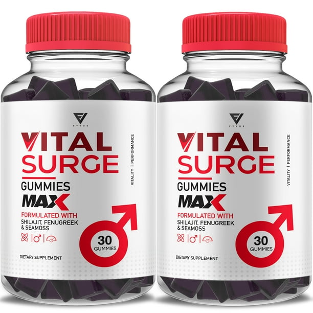 (2 Pack) Vital Surge Max Gummies VitalSurge Max Supplement (2 Month ...