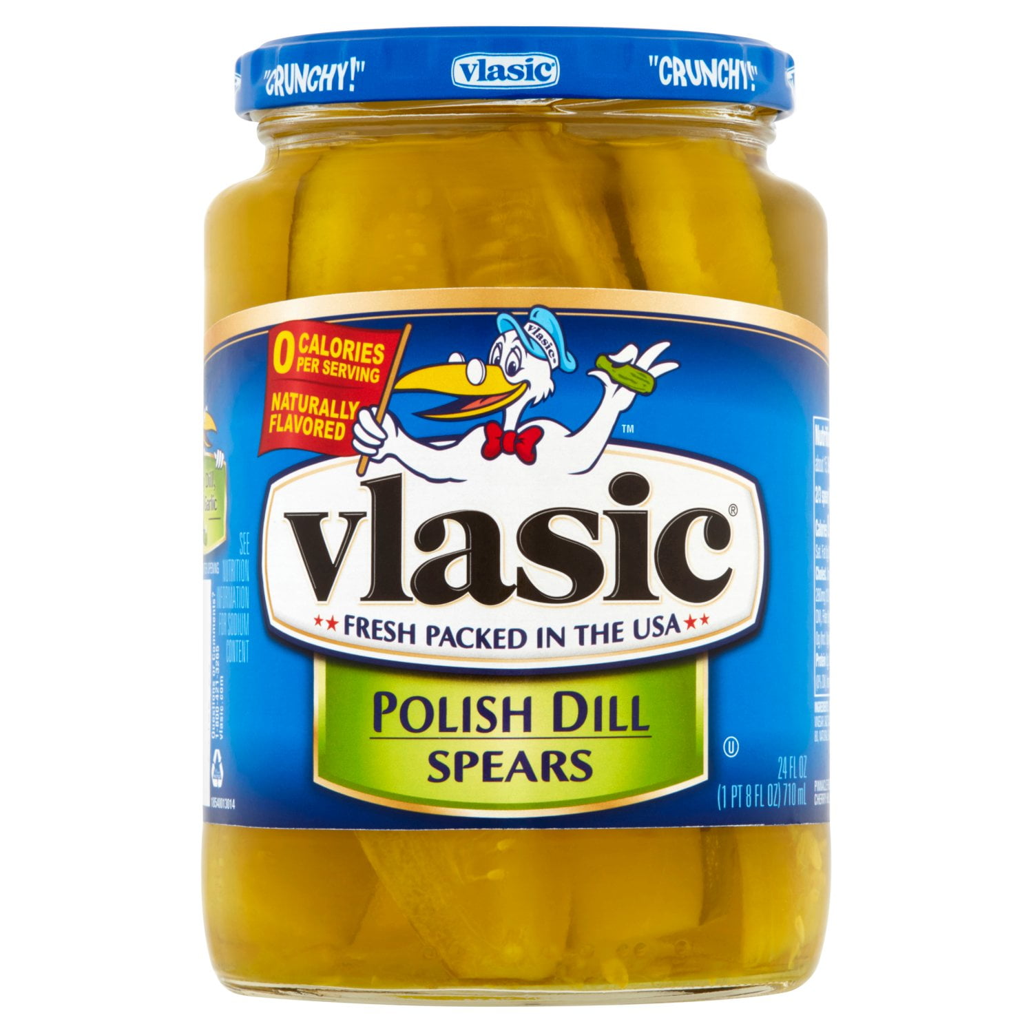 2 Pack - Vlasic Pickle Spears Polish Dill 24 oz Package May Vary ...