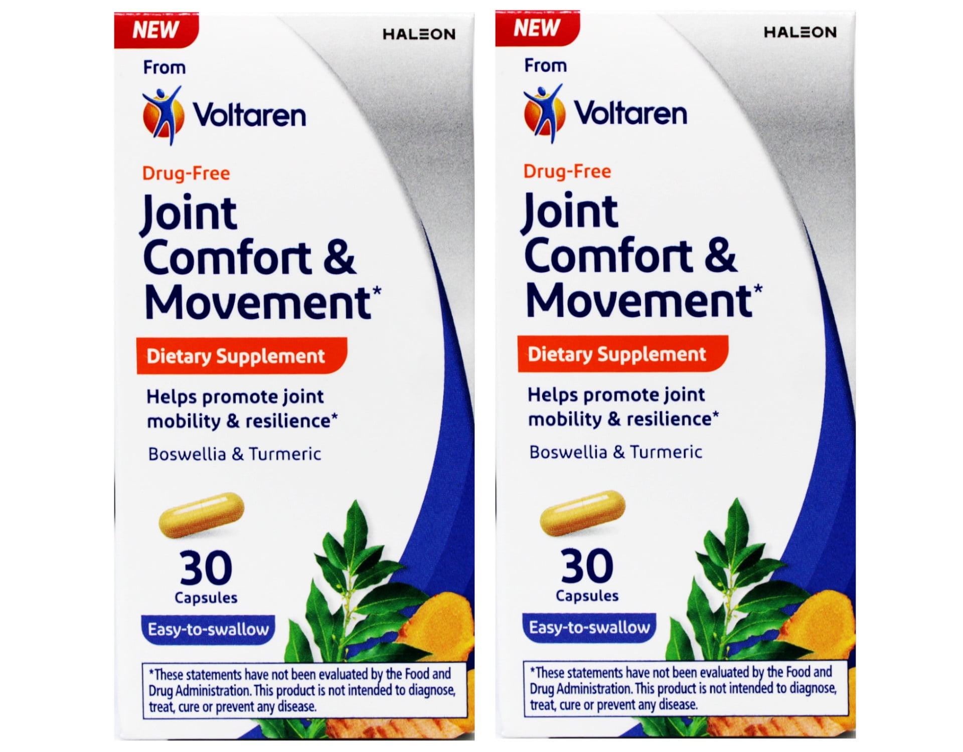 Voltaren Joint Comfort Supplement, Boswellia and Turmeric for Mobility ...