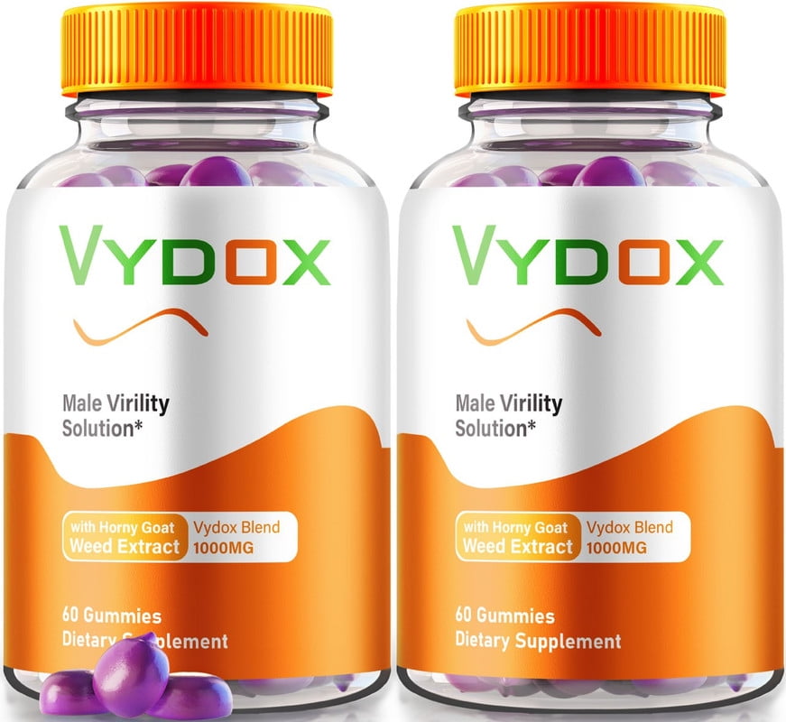 (2 Pack) Vydox Gummies, Maximum Strength Health and Vitality Boost ...