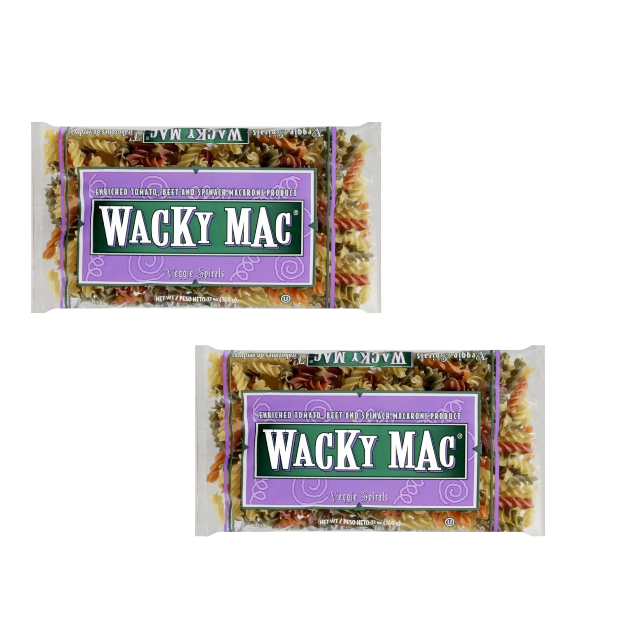 ( 2 Pack ) Wacky Mac Veggie Spirals 12 Oz Bag - Walmart.com