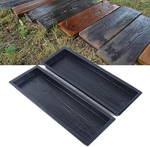 2 Pack Walk Path Maker Walkway Stone Molding Wooden Boards Shape, Walk ...