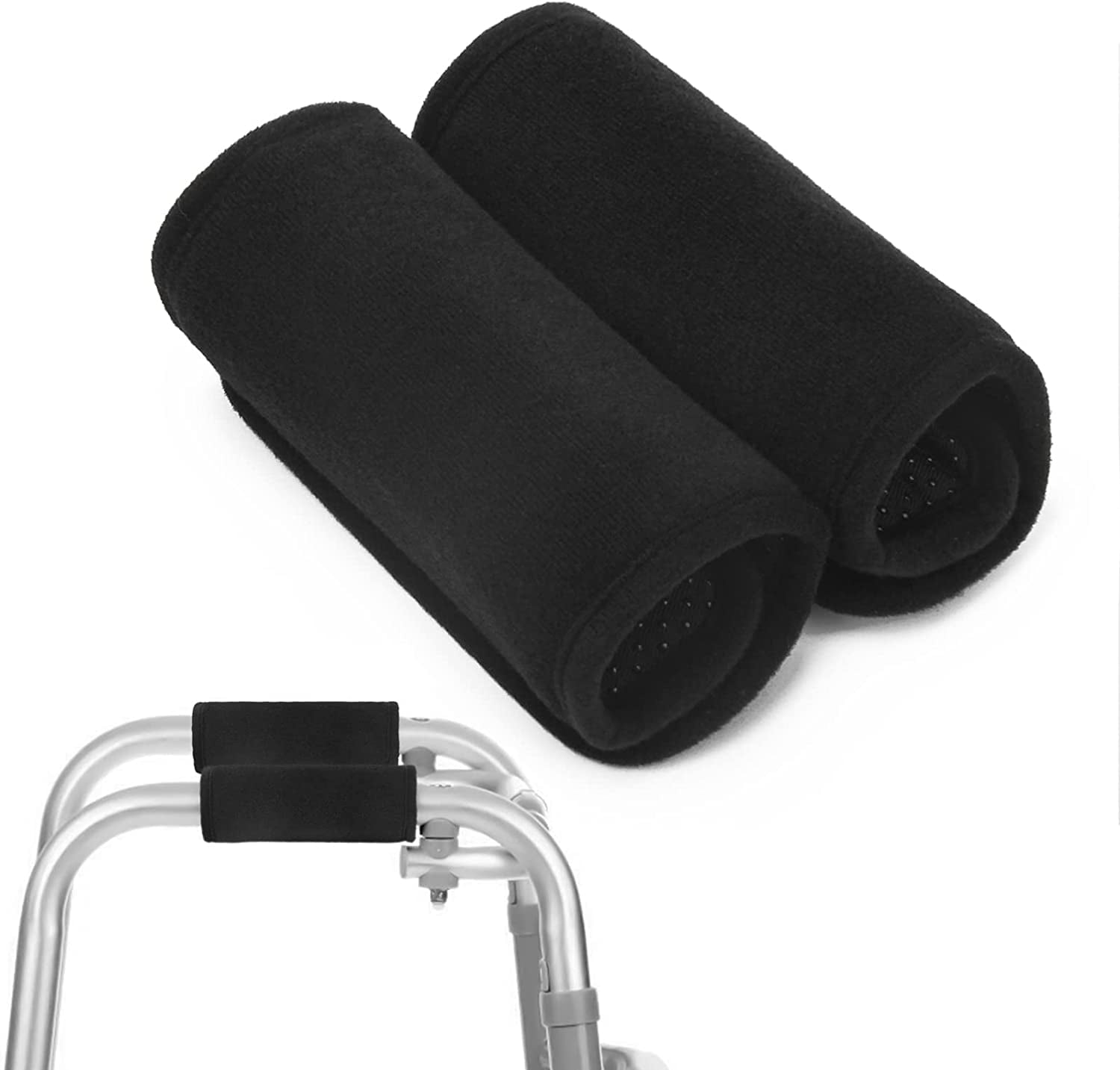 2 Pack Walker Hand Grips Cover, Coldairsoap Walker Cushion Hand Grips ...