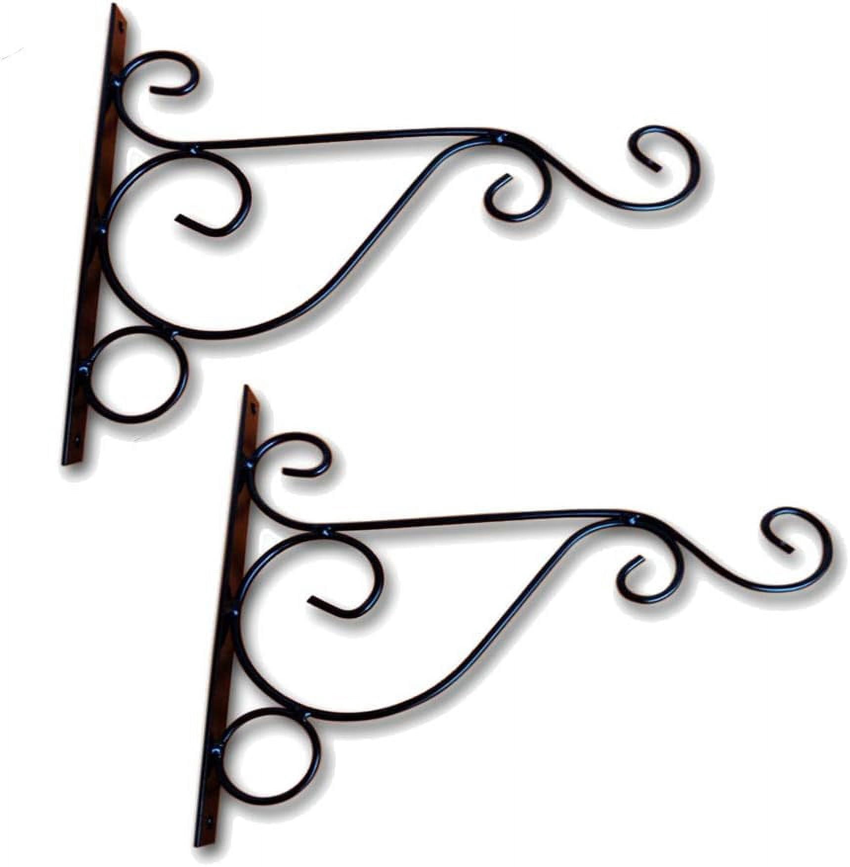 2 Pack Wall Hook Hanging Plant Bracket tive Straight Plant Har for ...