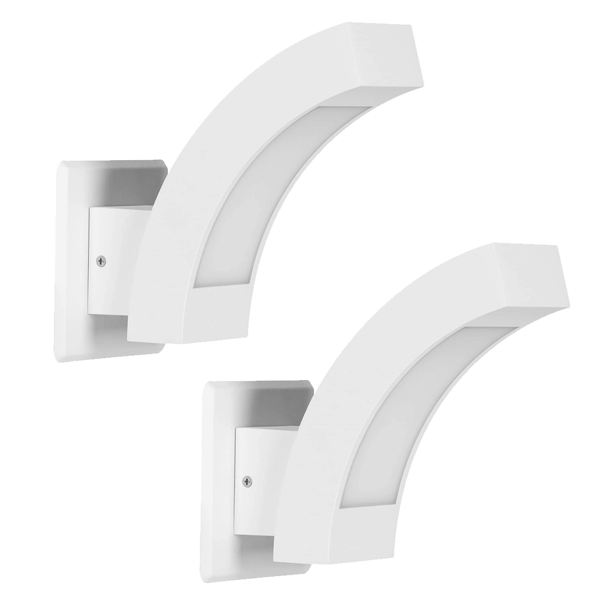 2 Pack Wall Light Outdoor LED Wall Mount Lamp Wall Sconce Lighting ...