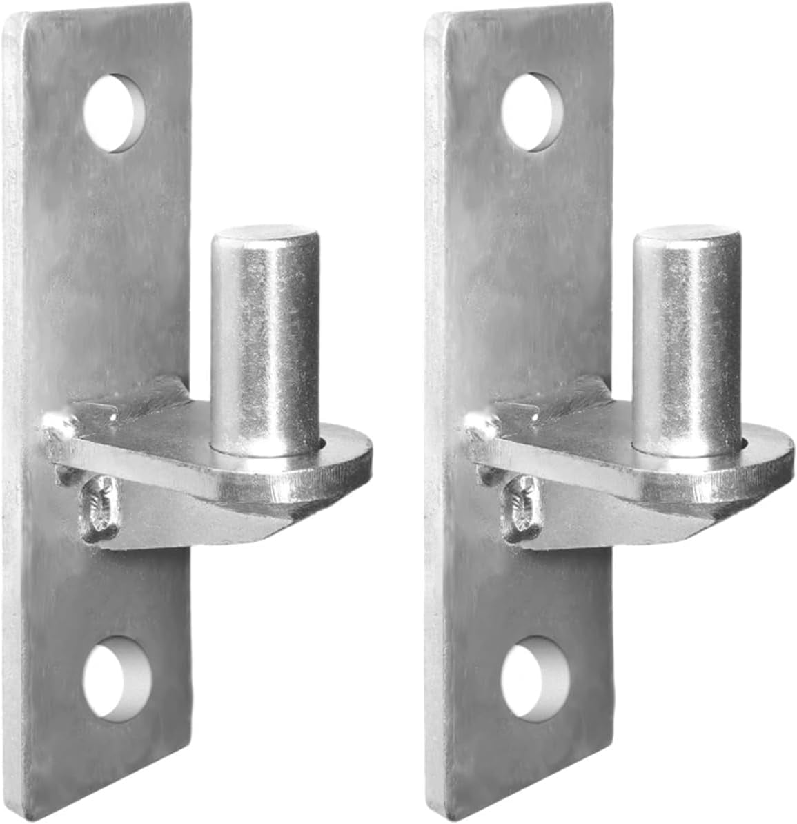 2 Pack Wall Mount Gate Hinges, Heavy Duty Wall Plate Hinges, Outdoor ...