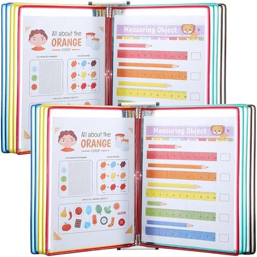 2 Pack Wall Mounted Reference System 10 Pockets Wall Reference ...