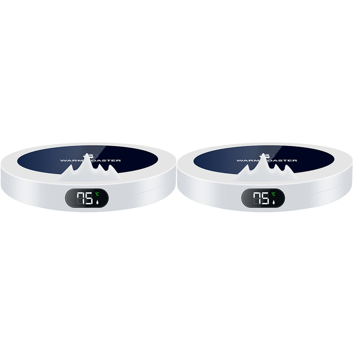 2 Pack Warm Coaster Insulated Cup Coffee Warmer Mug Heater Electric Cup ...