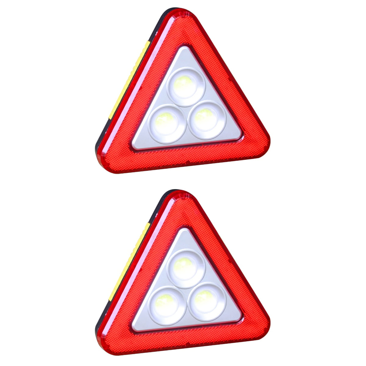 2 Pack Warning Sign Cars Reflective Roadside Triangles Road Triangles ...
