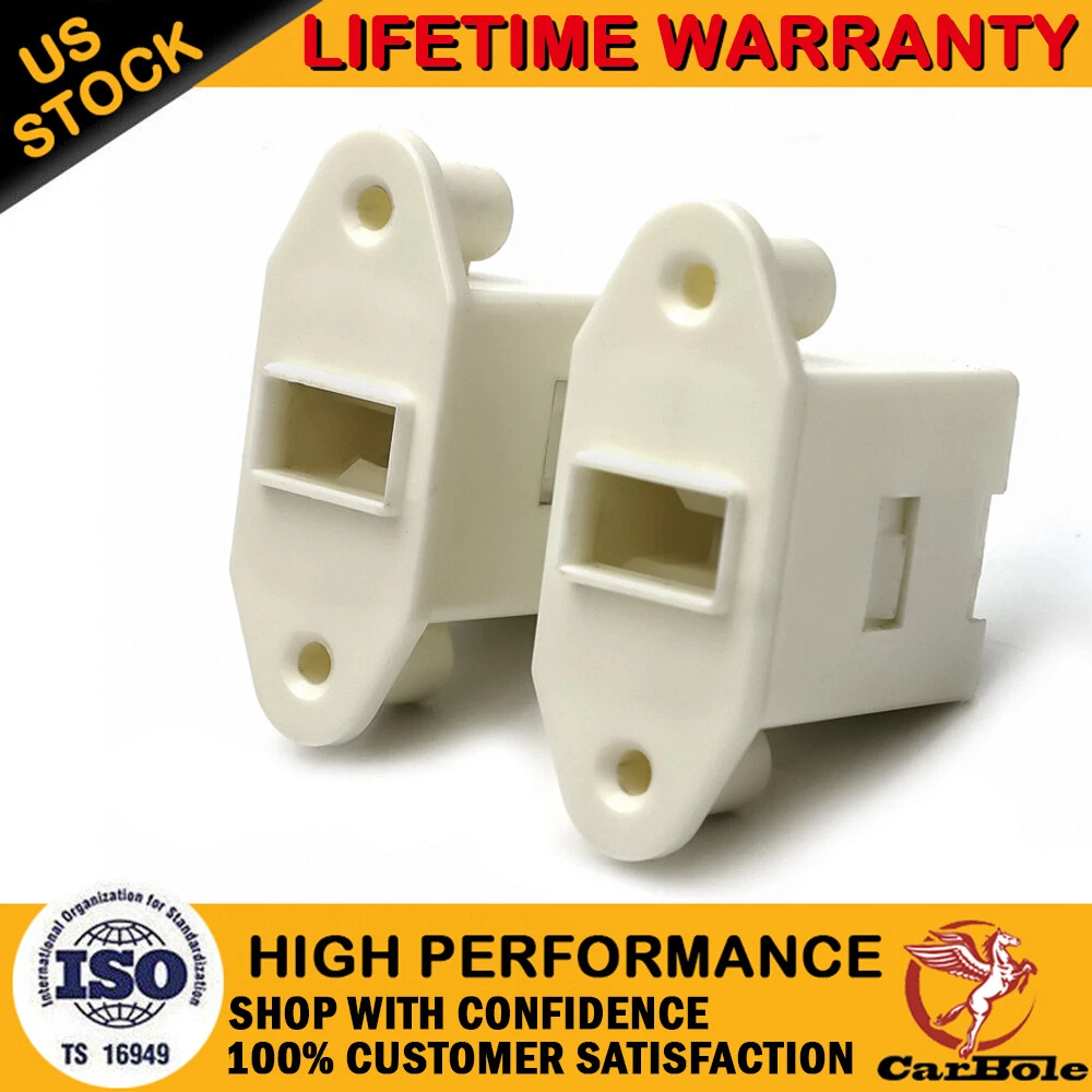 2 Pack Washer Door / Drawer Pedestal Latch 137006200 For Electrolux ...