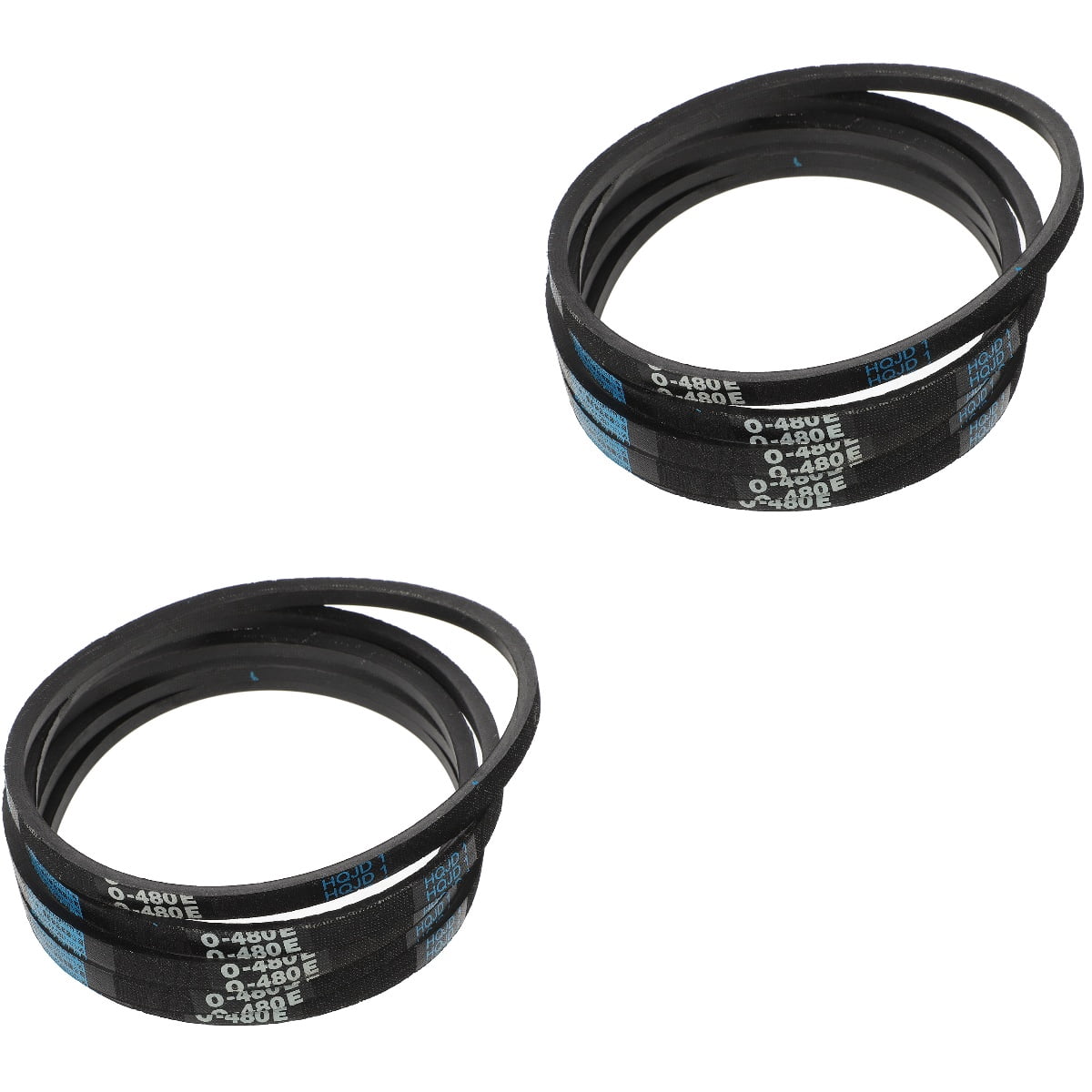 2 Pack Washing Machine Belt Part Drain Pump Washer Machines Black ...