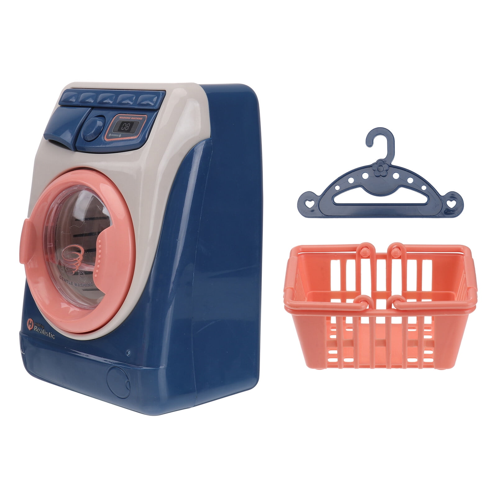 2 Pack Washing Machines Toy Kids Simulated Home Appliances Toys Mini ...