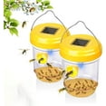 TTRX 2 Pack Wasp Traps Outdoor Hanging, Yellow Jacket Trap, Reusable ...