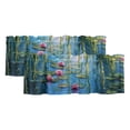 2 Pack Water Lily Valance for Window Lily Pads Willow Pond Lake Nature ...