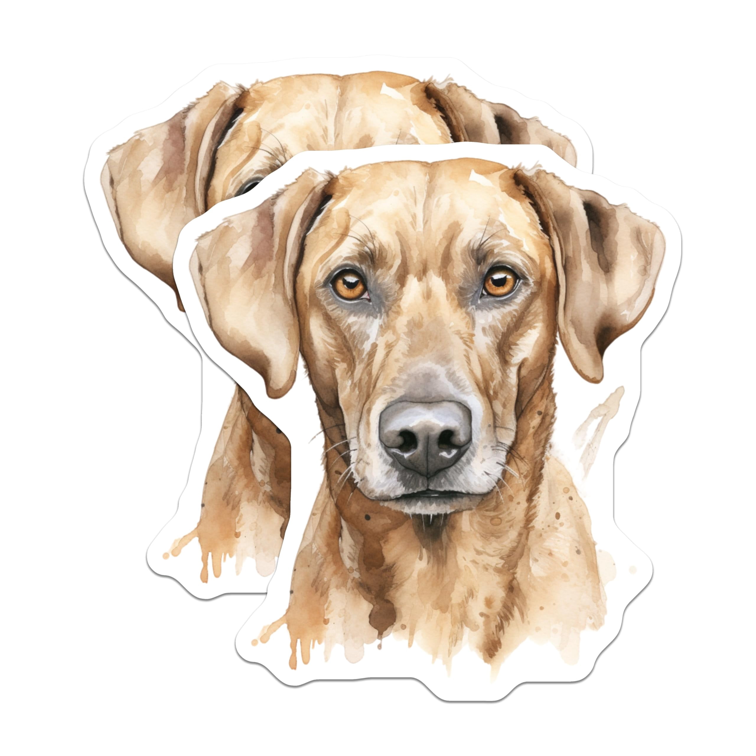 (2 Pack) Watercolor Dog Magnets - Labrador Retriever Art - Pet Parent ...