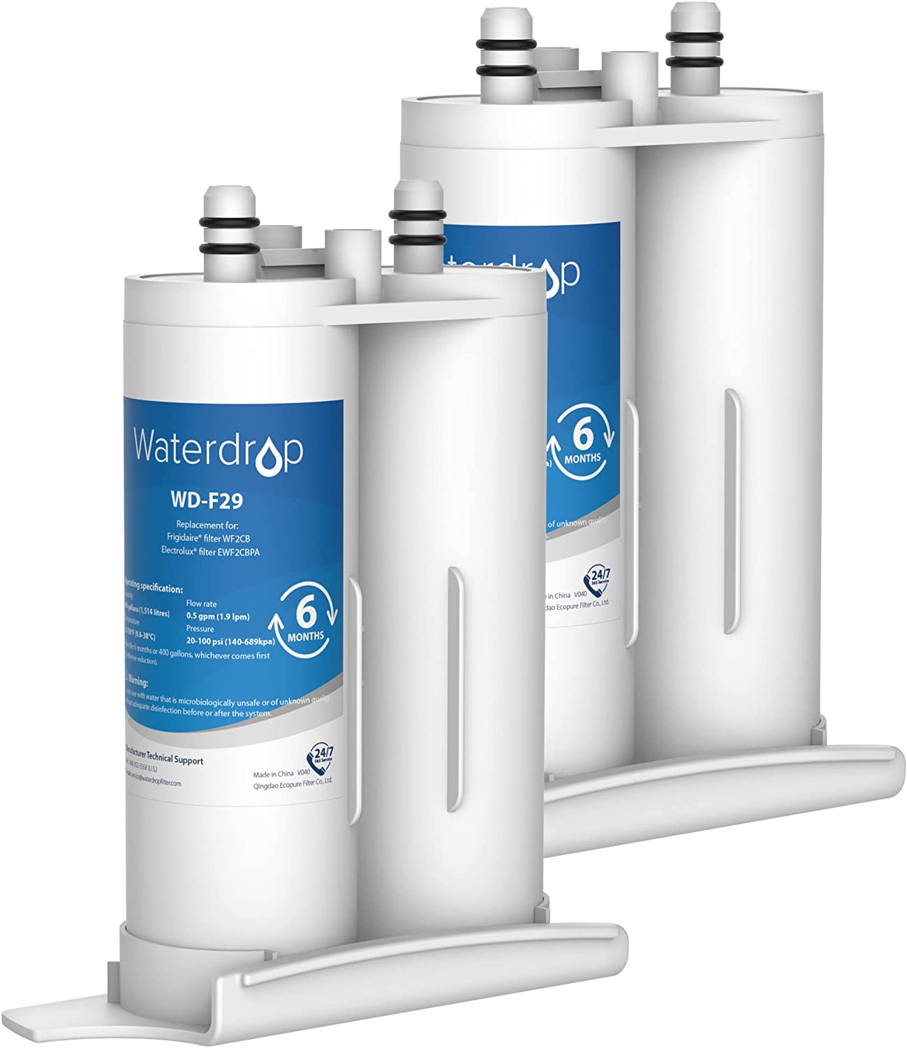 AQUACREST WF2CB Refrigerator Water Filter Compatible with Frigidaire ...