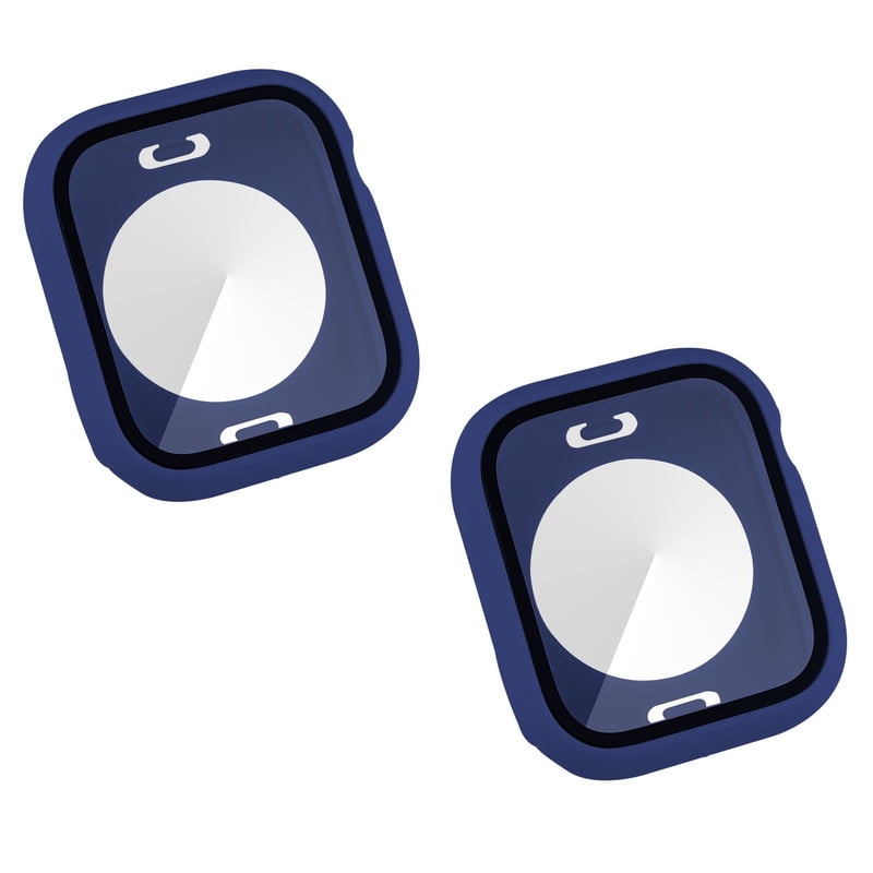 2 Pack Waterproof Apple Watch Case for Series 8 & 7 Screen Protector ...