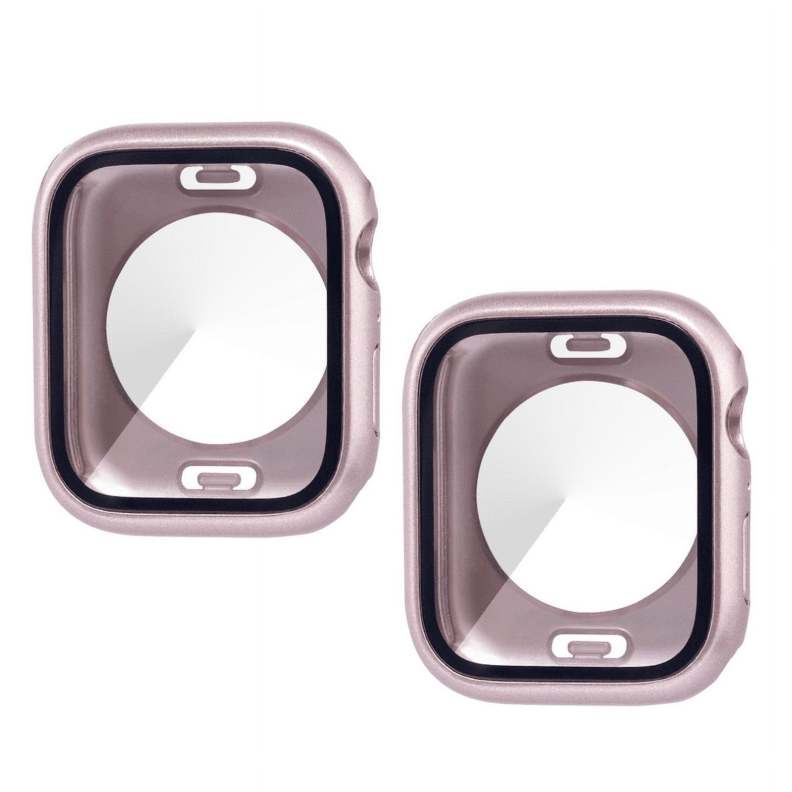 2 Pack Waterproof Apple Watch Case for Series 8 & 7 Screen Protector ...