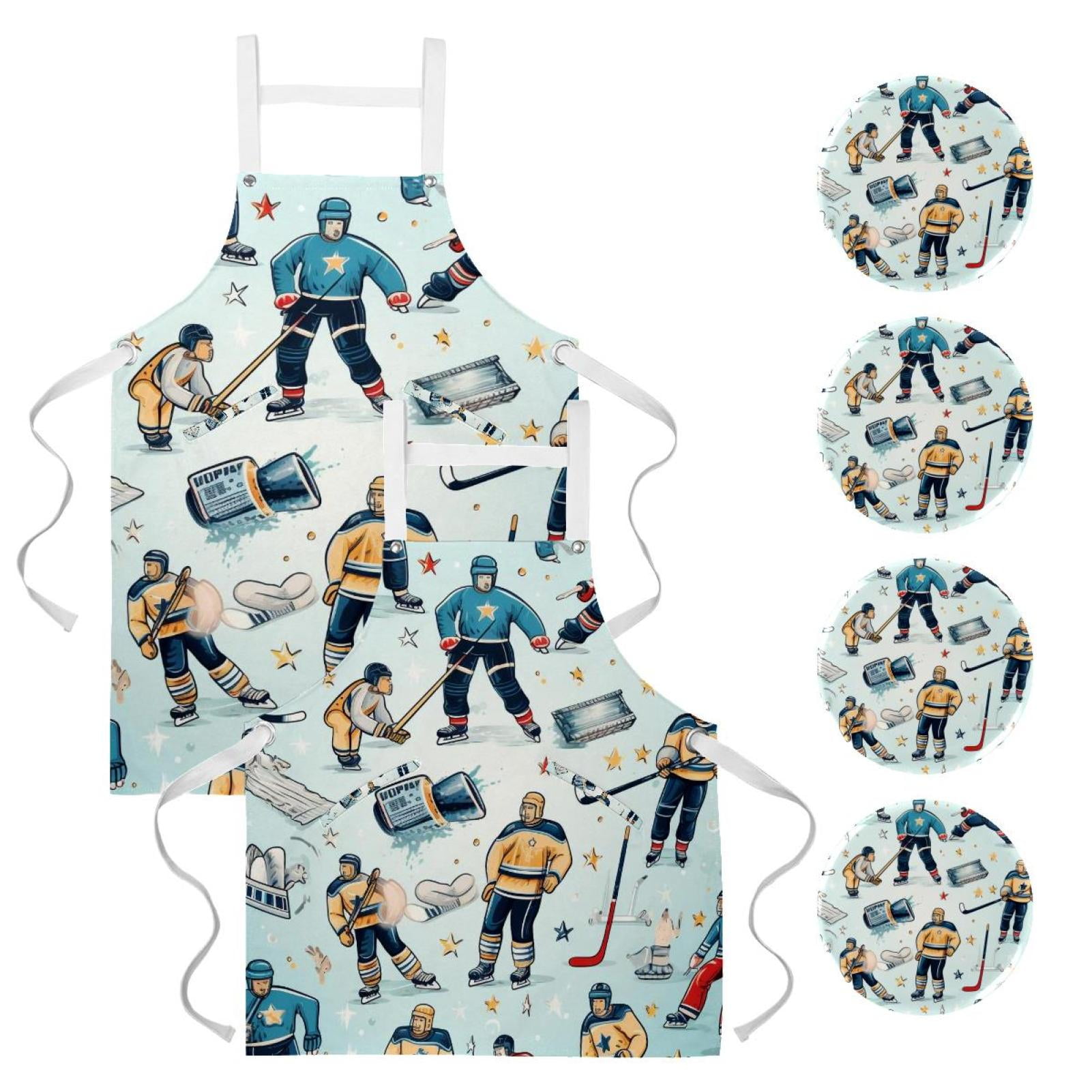 2 Pack Waterproof Apron Women with Pockets and Badge - Photo Buttons ...