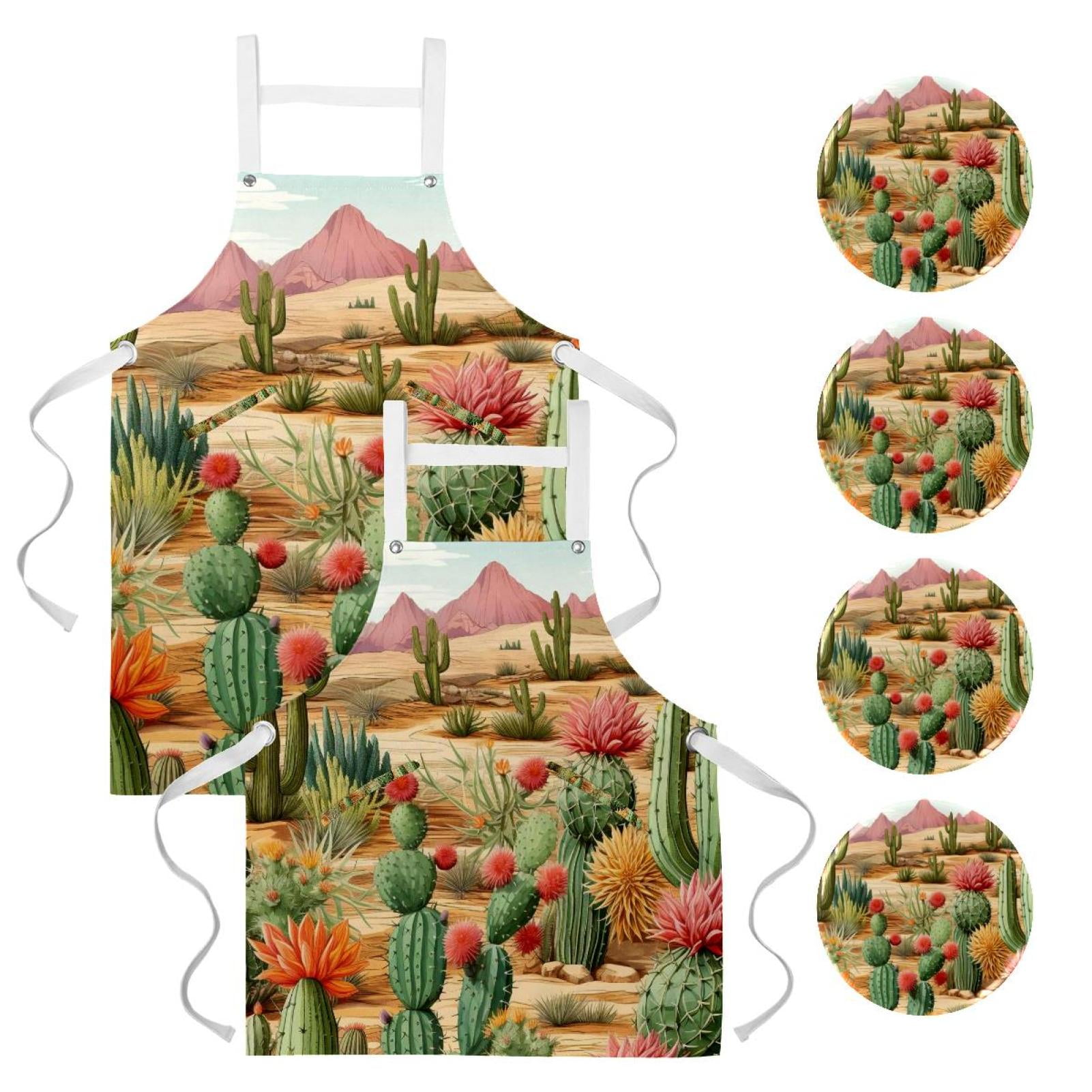 2 Pack Waterproof Apron Women with Pockets and Badge - Photo Buttons ...