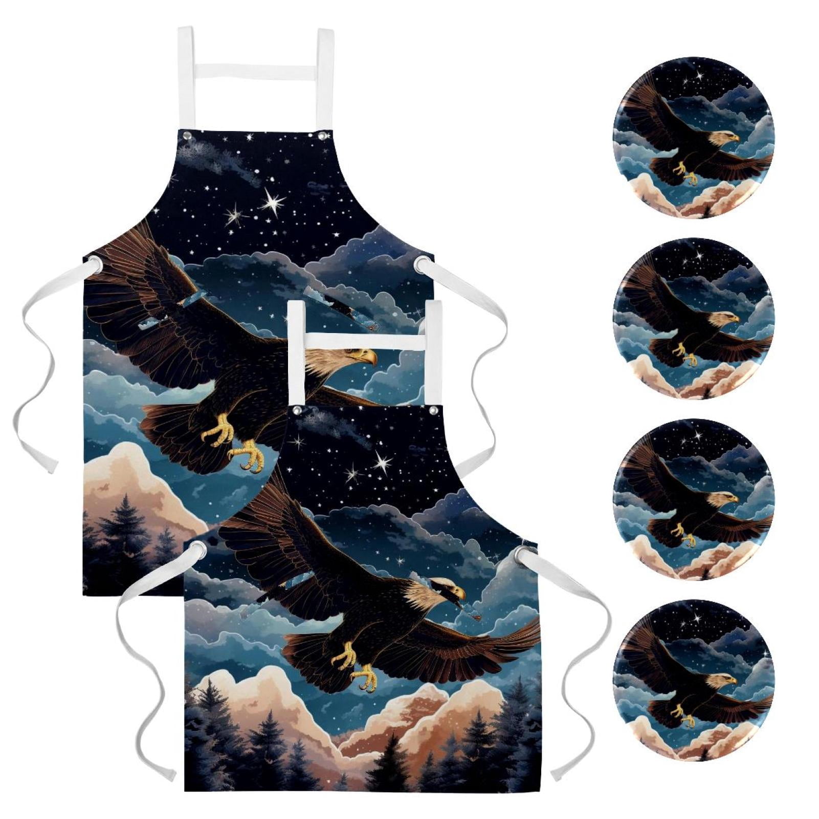 2 Pack Waterproof Apron Women with Pockets and Badge - Photo Buttons ...